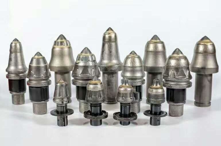 Customized Tungsten Carbide Picks , Coal Mining Bits For Trencher ...